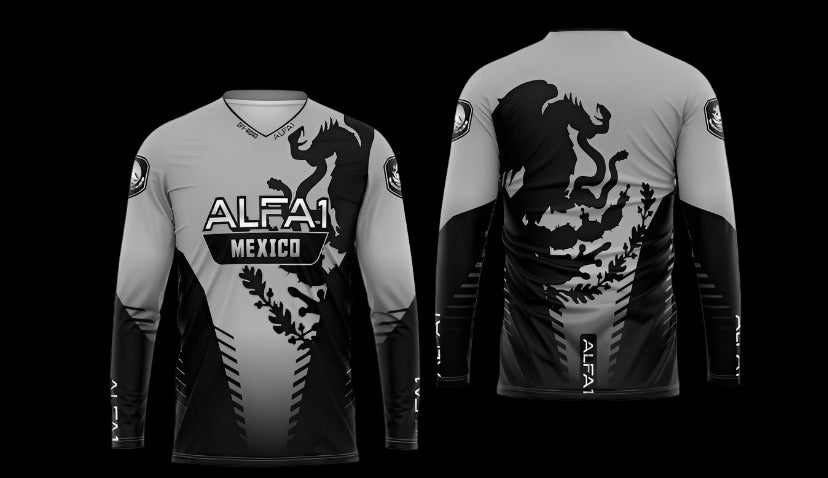 Águila Negra Mexico Off-Road Jersey/Escudo de Mexico off road jersey ...